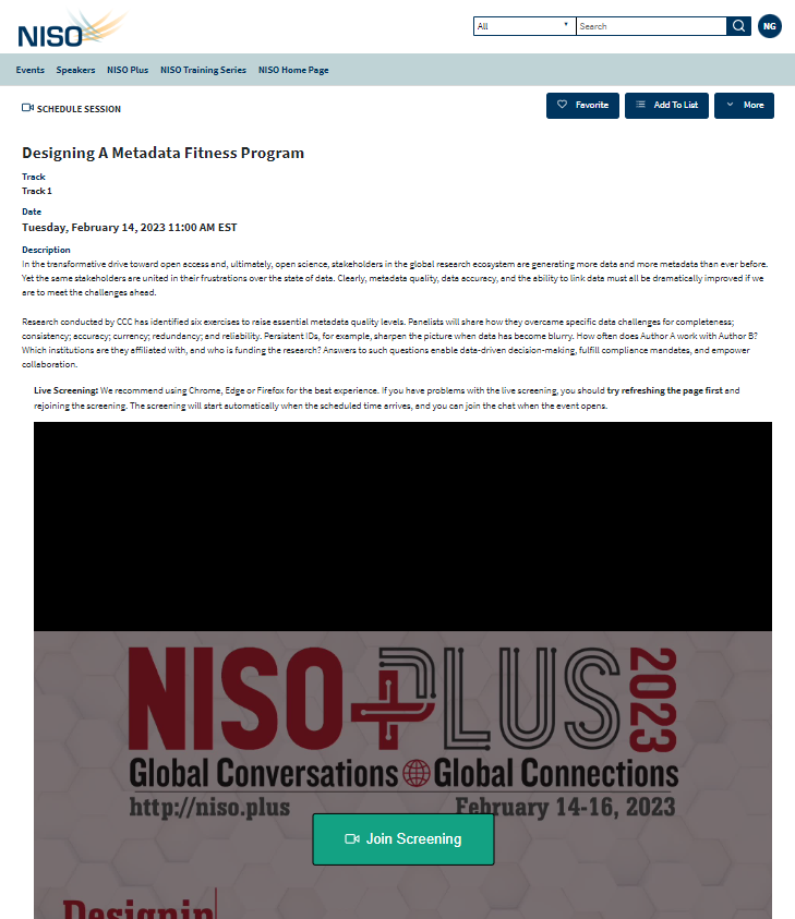 NISO Plus 2023 FAQ